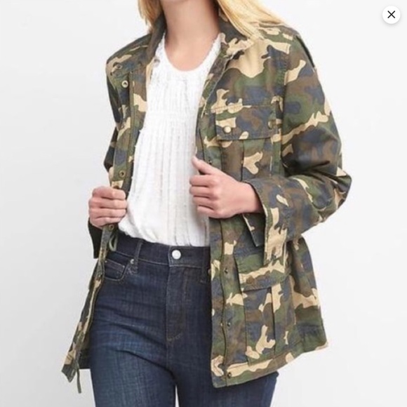 GAP | Jackets & Coats | Gap Camo Utility Jacket | Poshmark